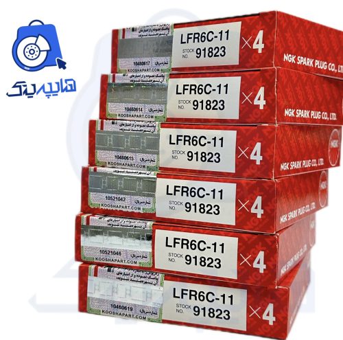 شمع 206 تیپ 5 ngk اصلی ژاپنی پایه بلند نیکلیLFR6C-11 - هایپر یدک